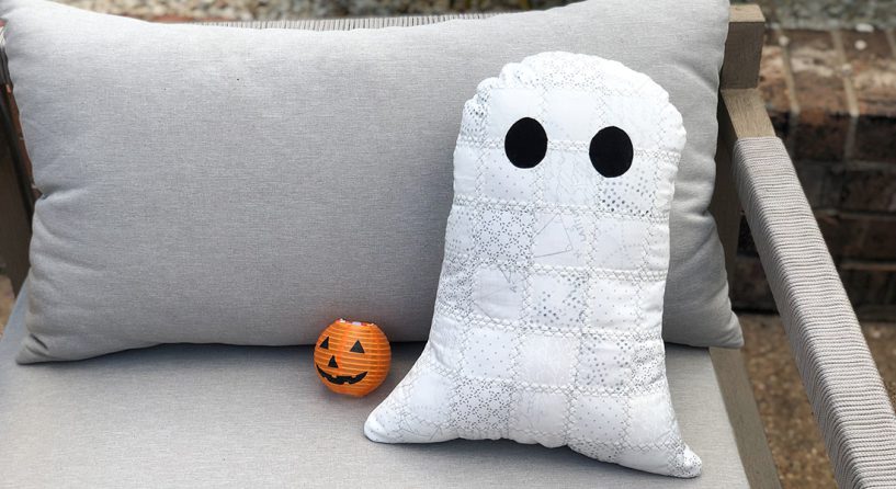 Ghost Pillow Tutorial BERNINA WeAllSew 1100x600 feature - WeAllSew