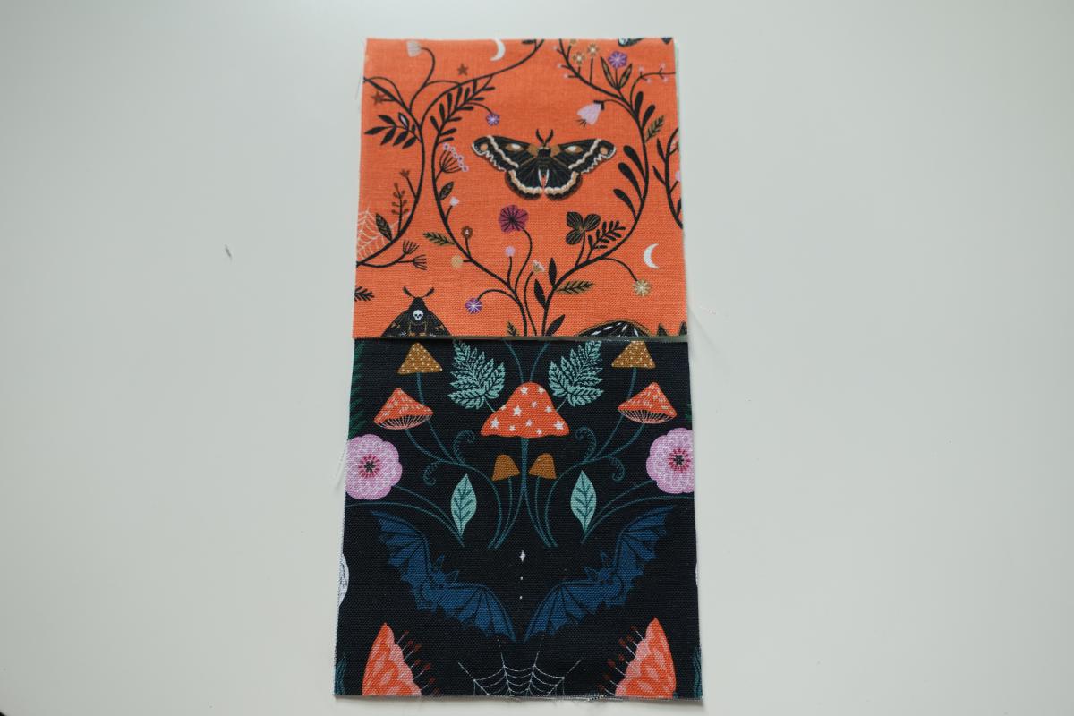 Flatlock Patchwork Trick-or-Treat Bag - WeAllSew