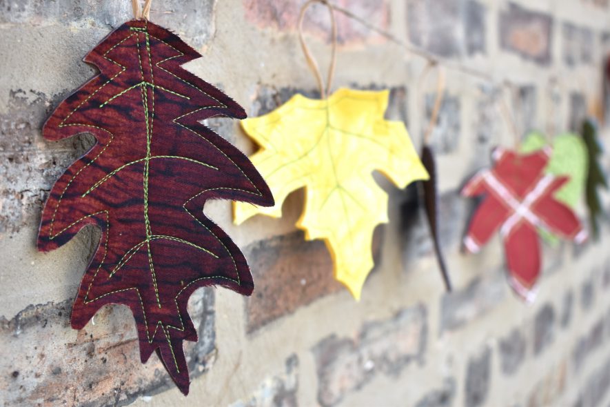 DIY Fall Leaf Décor - WeAllSew