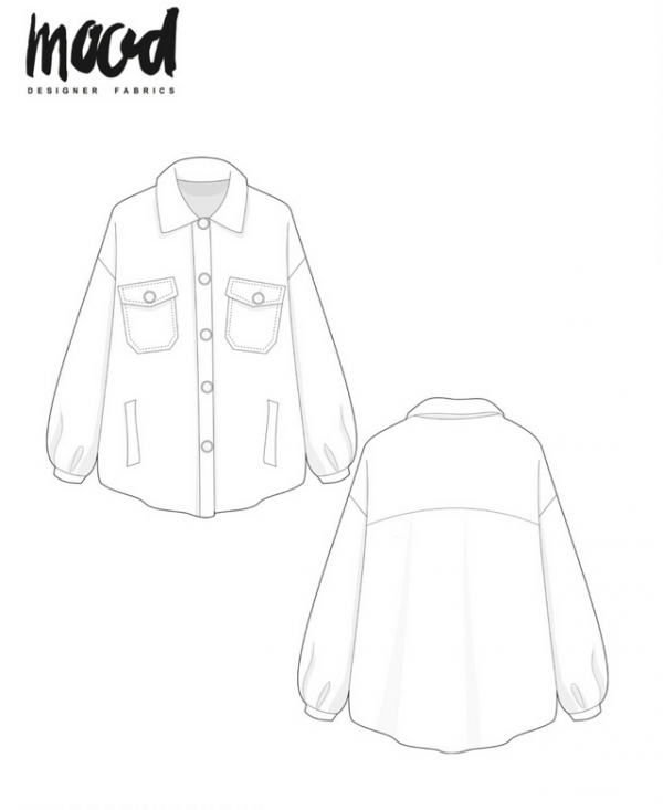 Mood Fabrics Shacket Pattern Free PDF - WeAllSew