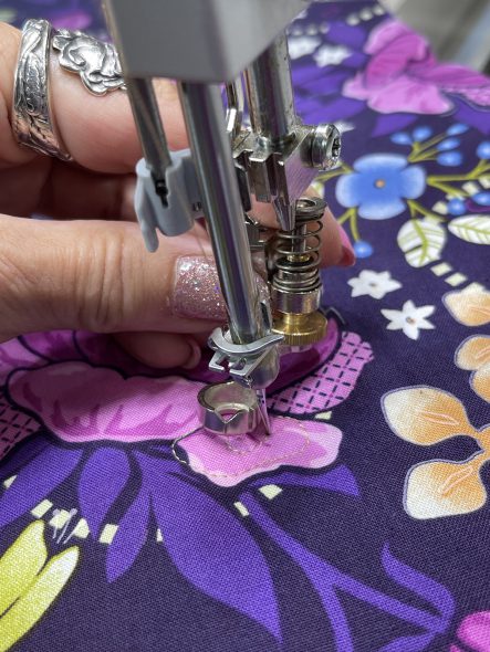 Tips for Using the Adjustable Ruler Foot with Slit #72S - WeAllSew