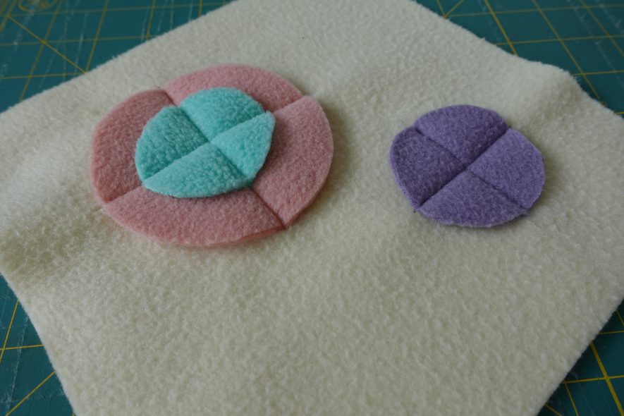 Sew Your Own Snuffle Mat DIY - finished stacked circles - WeAllSew