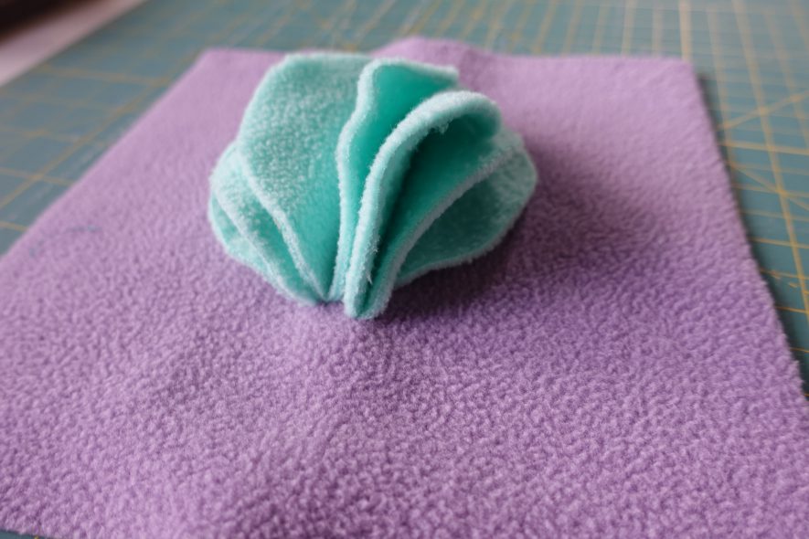 Sew Your Own Snuffle Mat DIY - finished 3D ball - WeAllSew