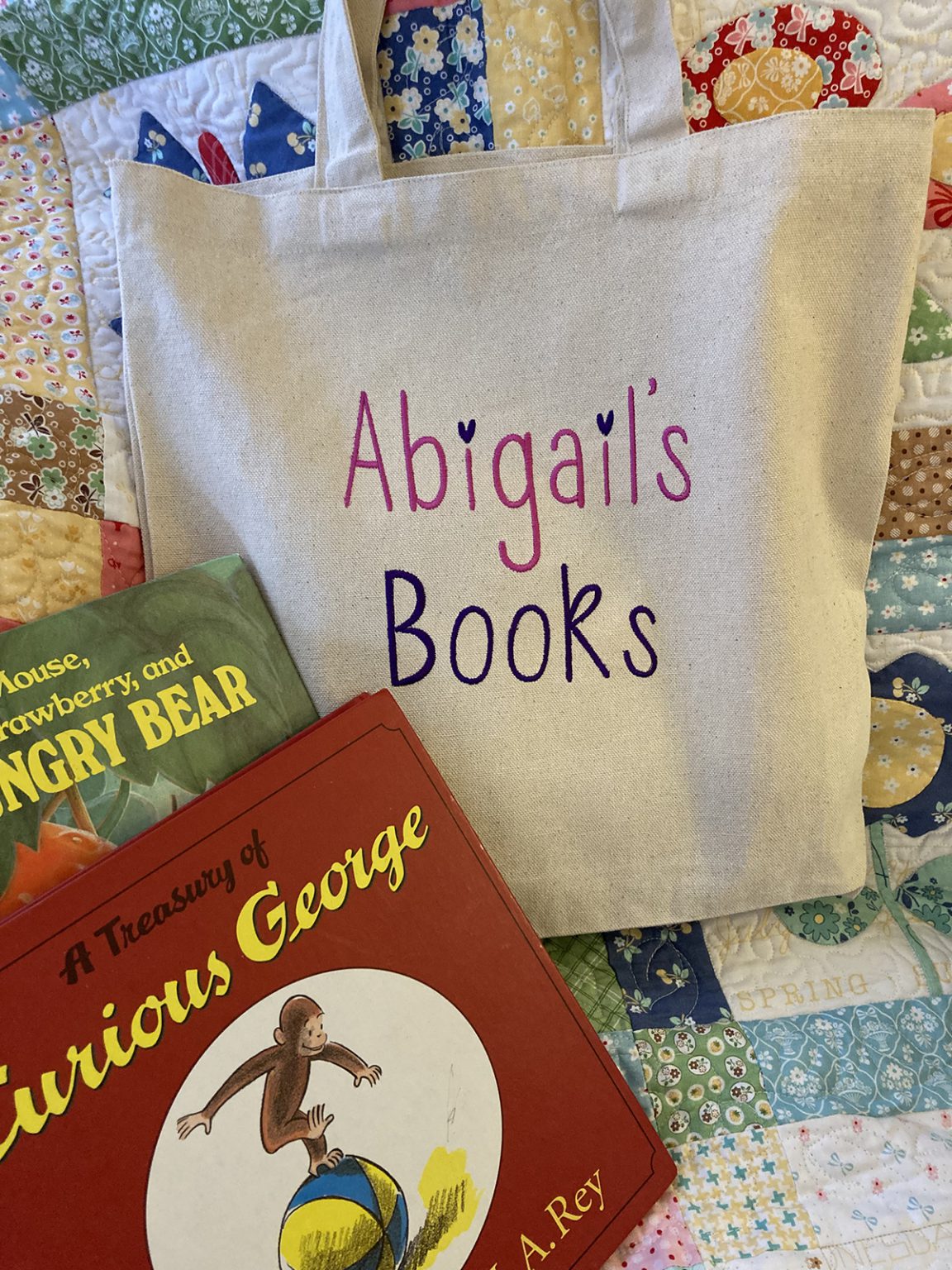 Keyboard Lettering Tote Bag - WeAllSew