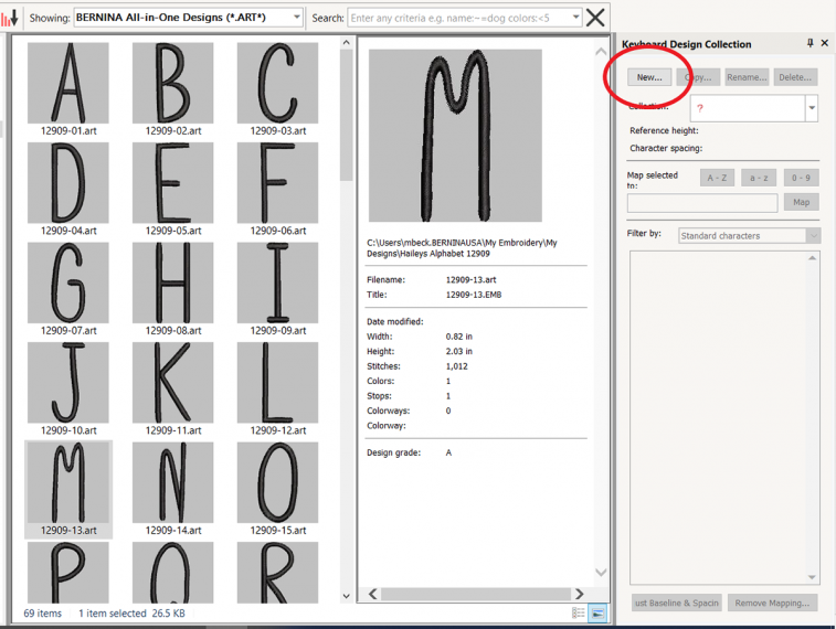 Keyboard Lettering Tote Bag - WeAllSew