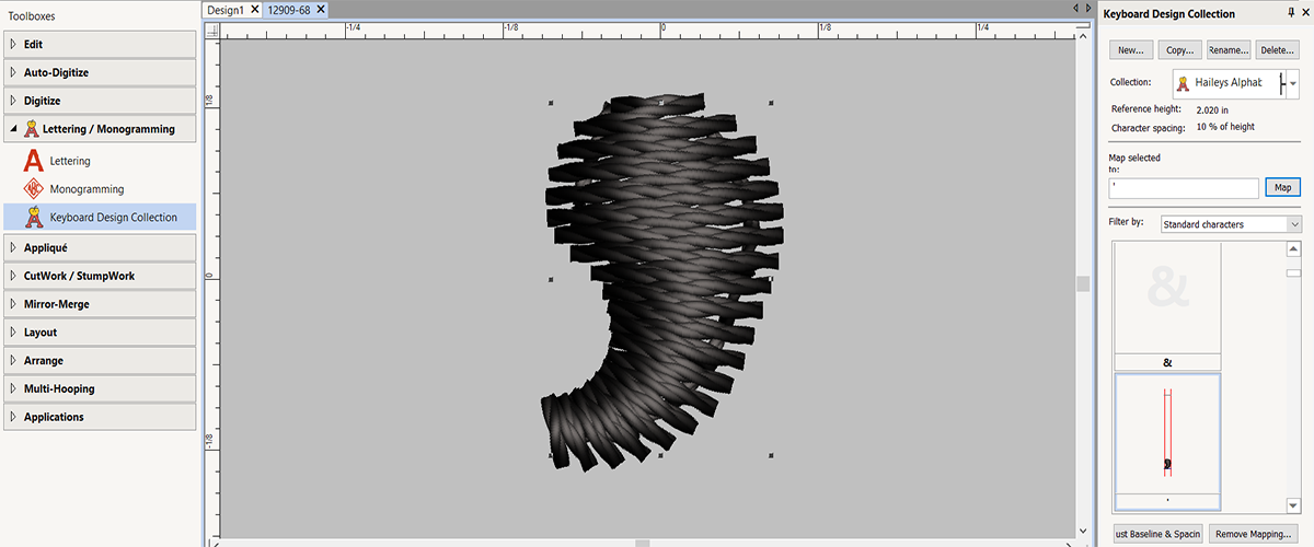 Keyboard Lettering Tote Bag - WeAllSew