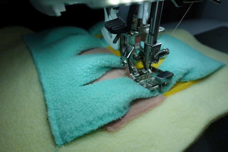 bernina we all sew sew your own snuffle mat part 2 sew down the center ...