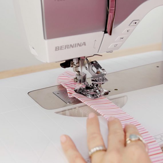 Binding with Ruffles - WeAllSew