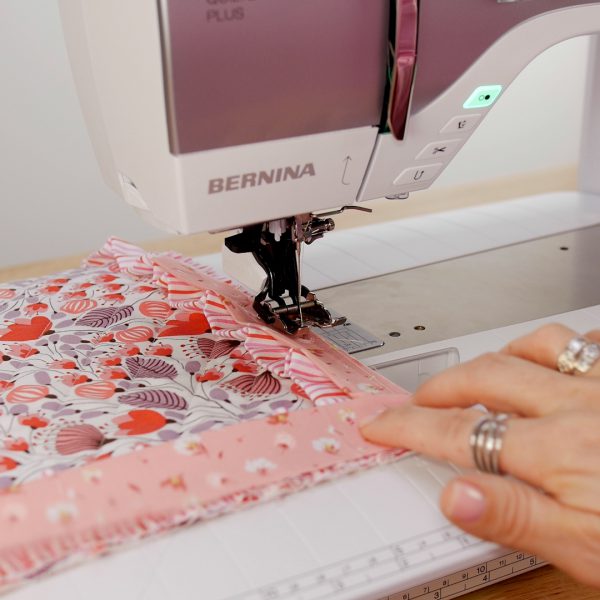 Binding with Ruffles - WeAllSew