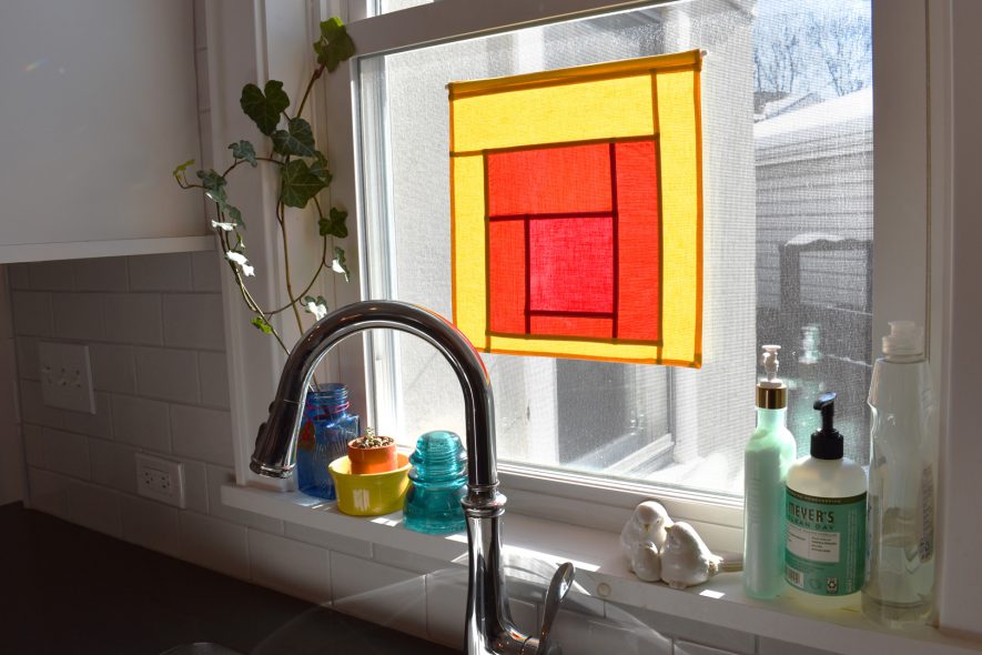 Pojagi Patchwork Suncatcher - WeAllSew