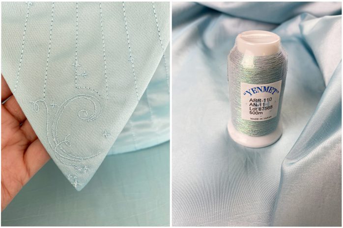 Creating Machine Embroidery Using Pearlescent Thread