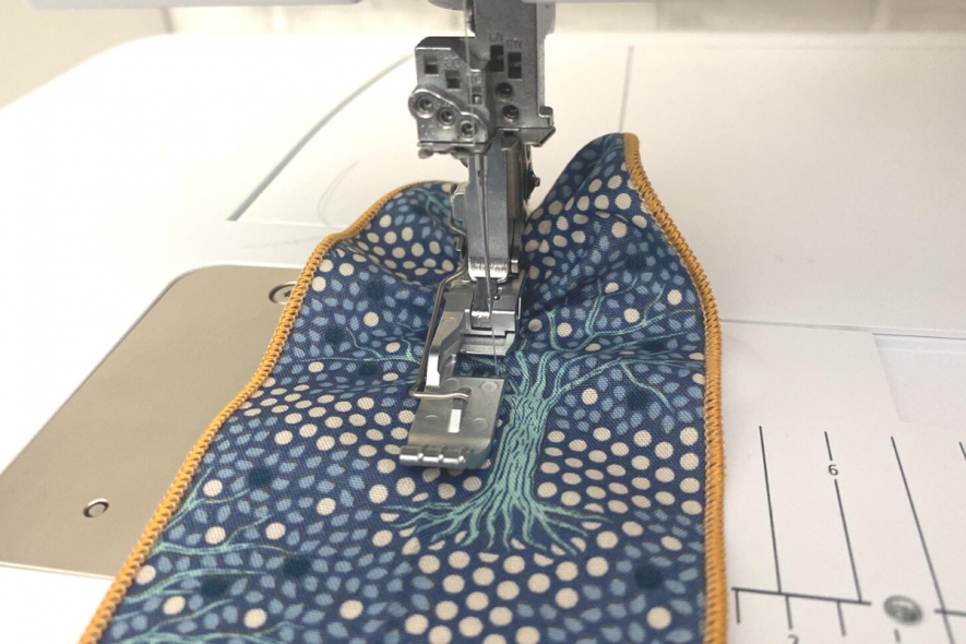 Boring to Beautiful Blanks with Your Serger, Part Four: Pillow