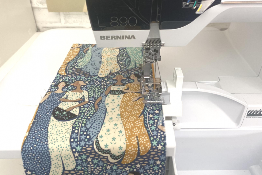Boring to Beautiful Blanks with Your Serger, Part Four: Pillow