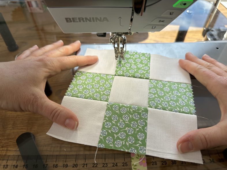 A Nine Patch for the Nona Quilt Along BERNINA WeAllSew blog - WeAllSew