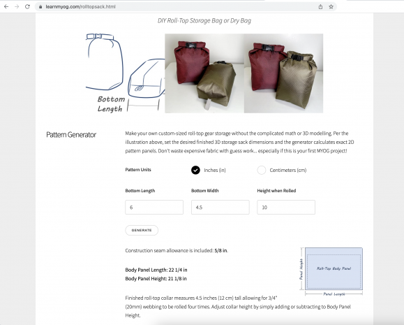 MYOG Roll-top Stuff Sack - WeAllSew