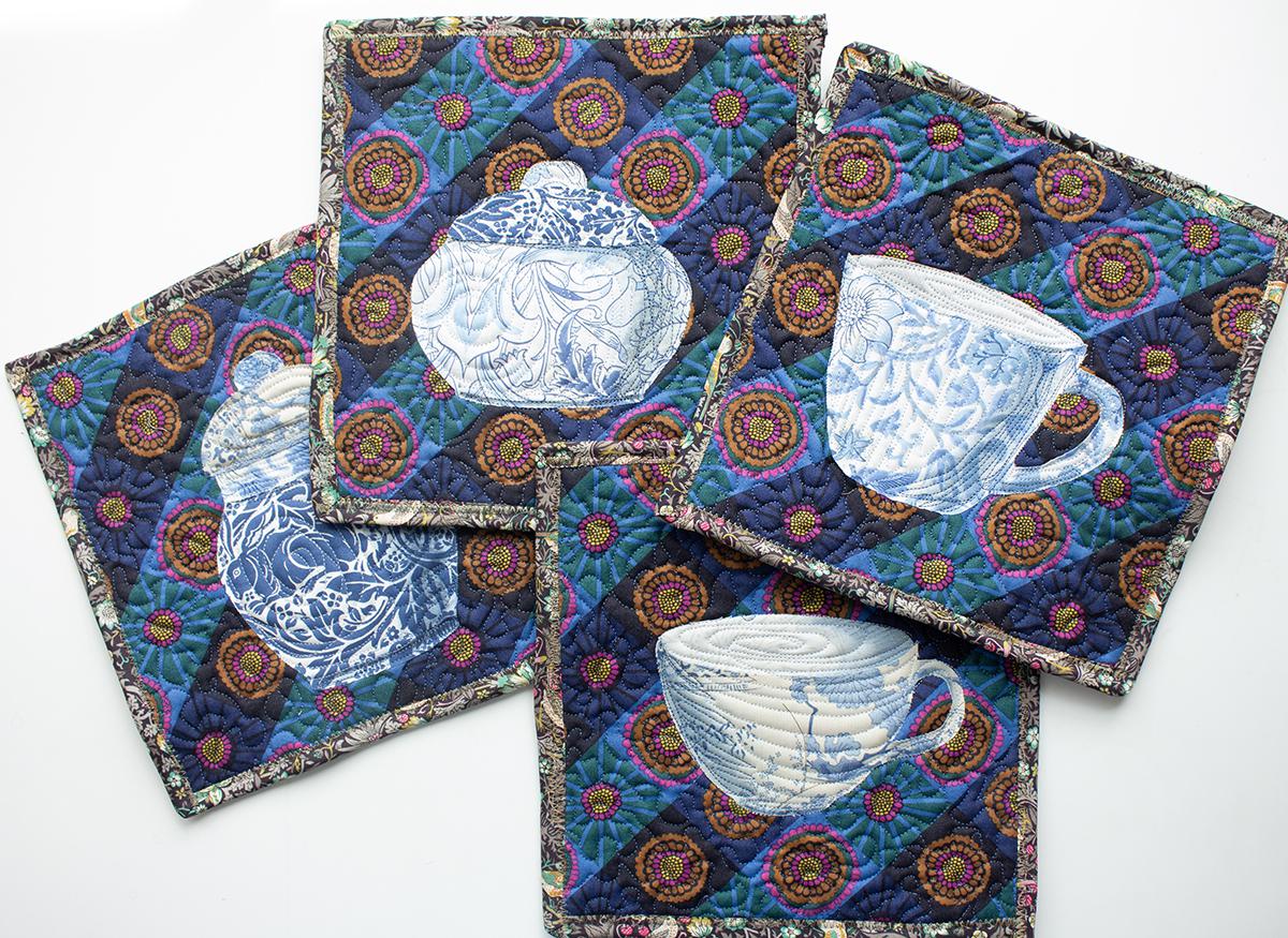 Chinoiserie Hot Pads - WeAllSew