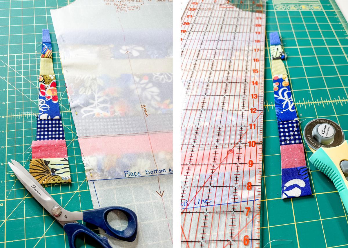 Add a Patchwork Accent to a Garment - WeAllSew