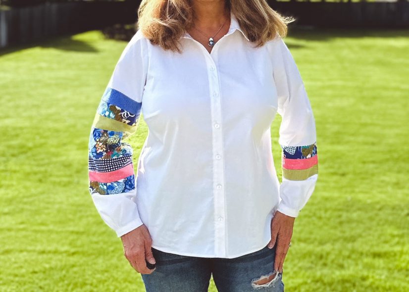 Add a Patchwork Accent to a Garment - WeAllSew