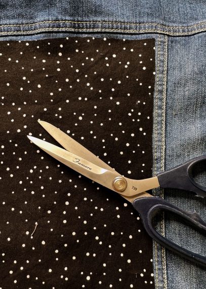 Upcycle a Denim Jacket with Patchwork & Lace Embellishments - WeAllSew