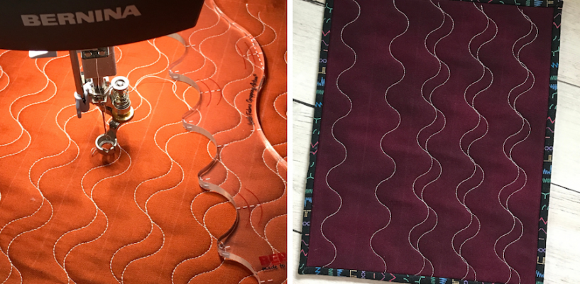 Essential Ruler Quilting Challenge, Part Four: Waves - WeAllSew