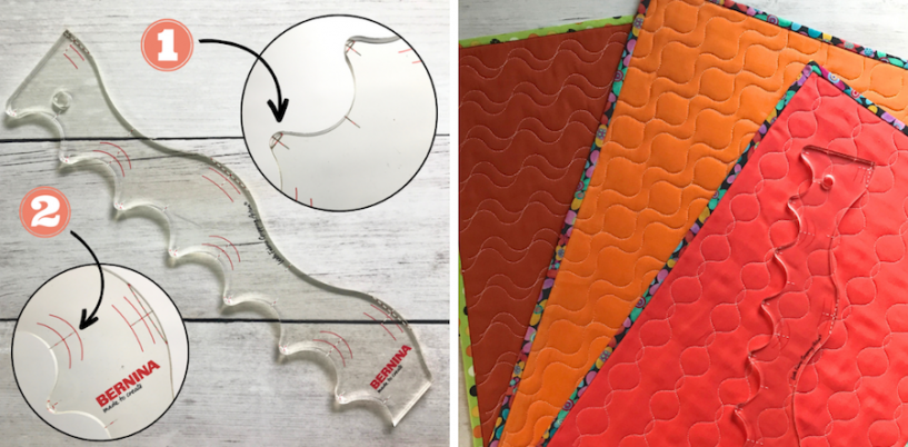 Essential Ruler Quilting Challenge, Part Four: Waves - WeAllSew