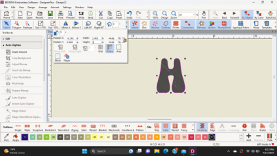 Digitizing Letters in BERNINA Designer Plus Software - WeAllSew