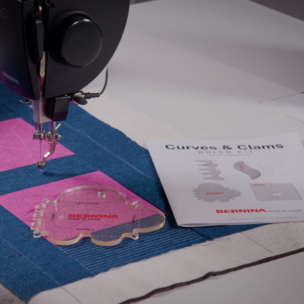 Rulerwork: BERNINA Clamshell Ruler - WeAllSew