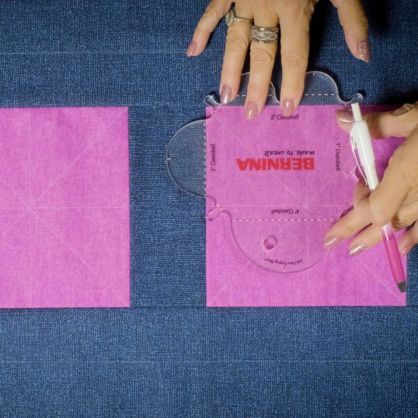 Rulerwork: BERNINA Clamshell Ruler - WeAllSew