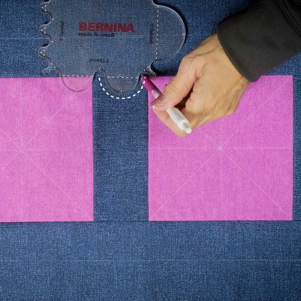 Rulerwork: BERNINA Clamshell Ruler - WeAllSew