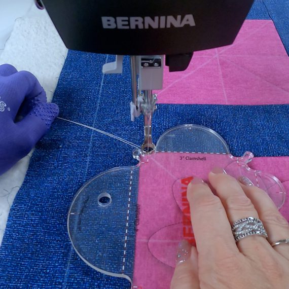 Rulerwork: BERNINA Clamshell Ruler - WeAllSew