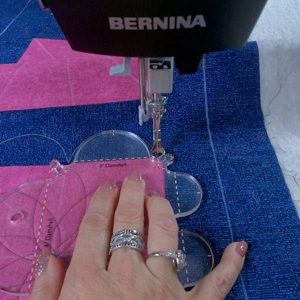 Rulerwork: BERNINA Clamshell Ruler - WeAllSew
