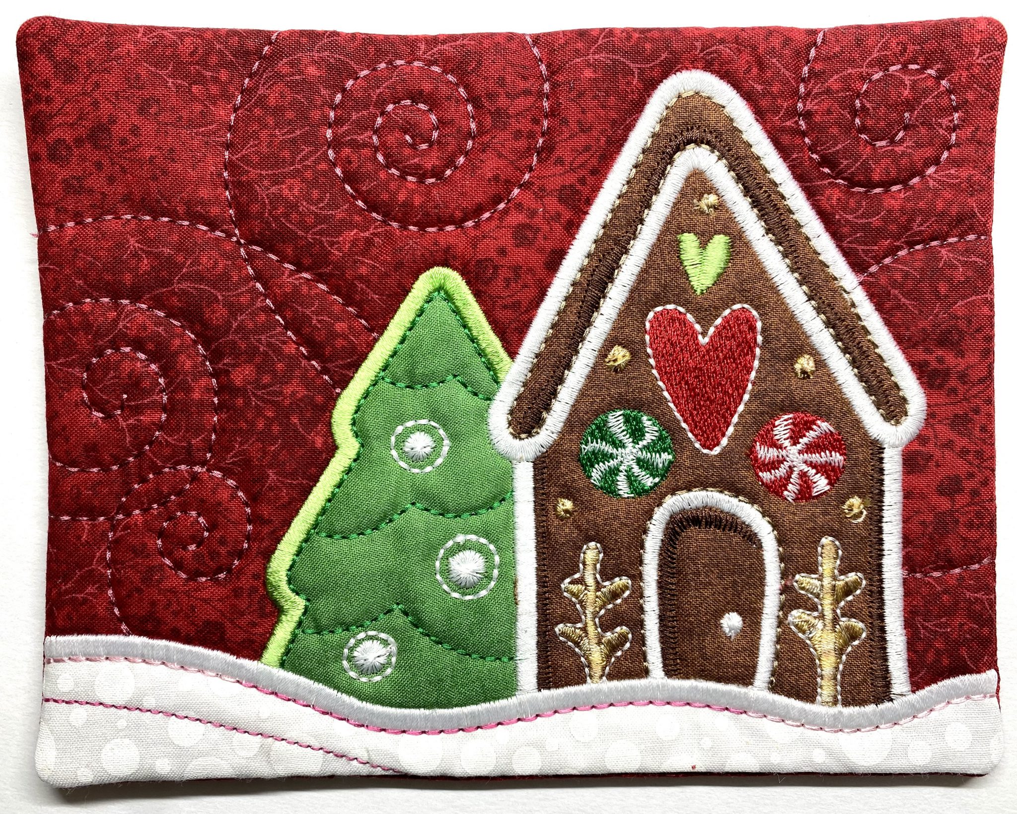 Hoopin' It Up: Embroidered Holiday Mug Rugs - WeAllSew