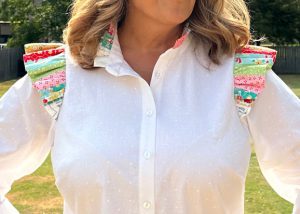 One Shirt Pattern Three Ways, Part Three: Patchwork Ruffles - WeAllSew