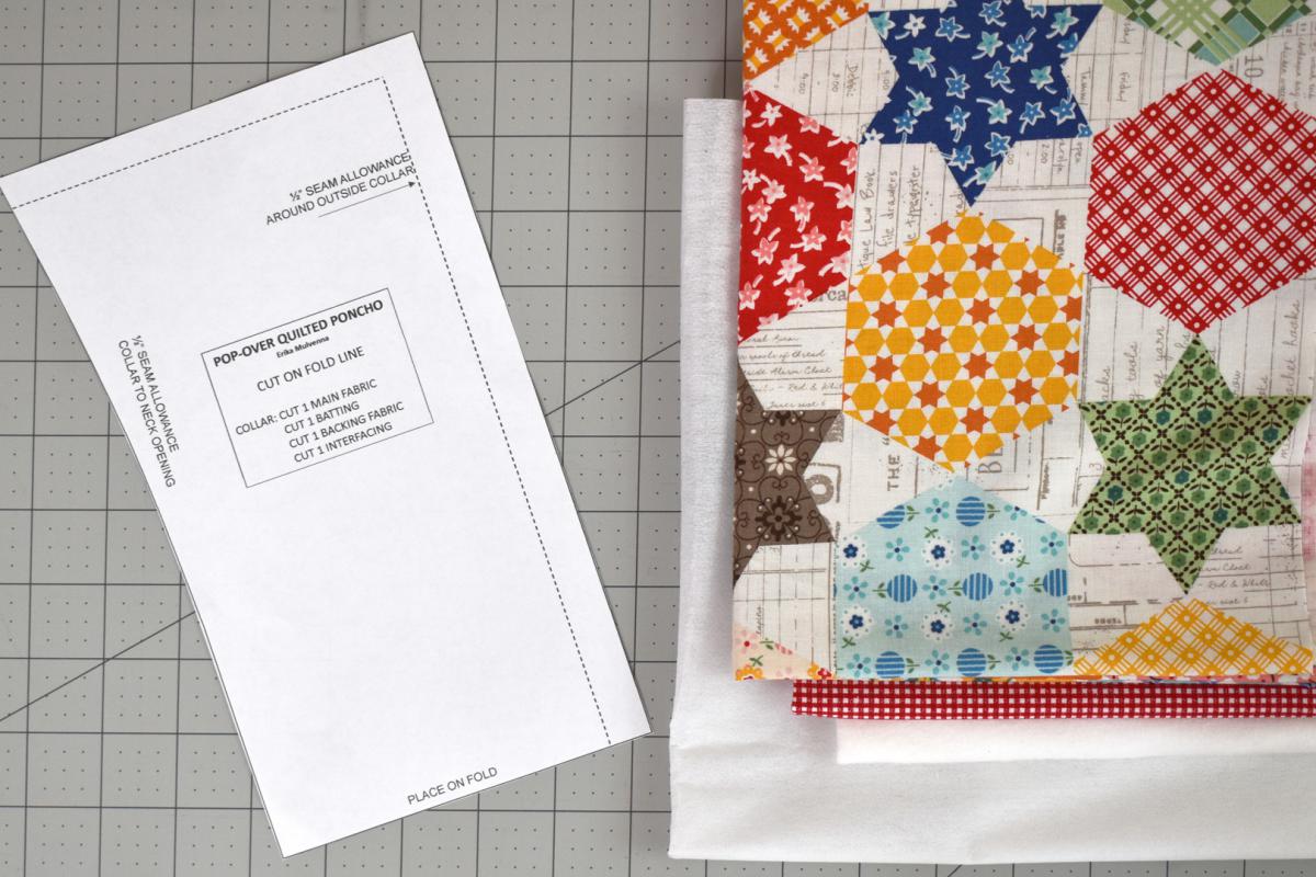 How to Make a Quilted Poncho - WeAllSew