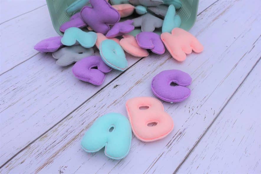 Embroidered Felt Alphabet - WeAllSew