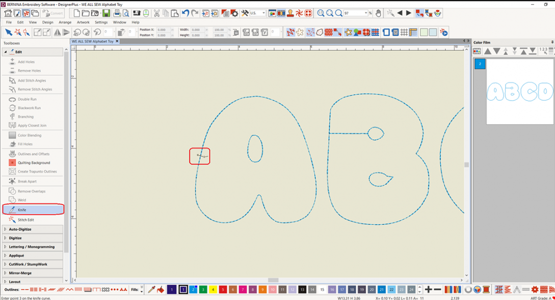 Embroidered Felt Alphabet - WeAllSew