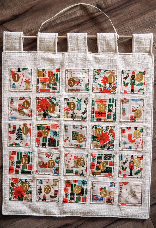 Christmas Countdown Wall Hanging, Part One - WeAllSew