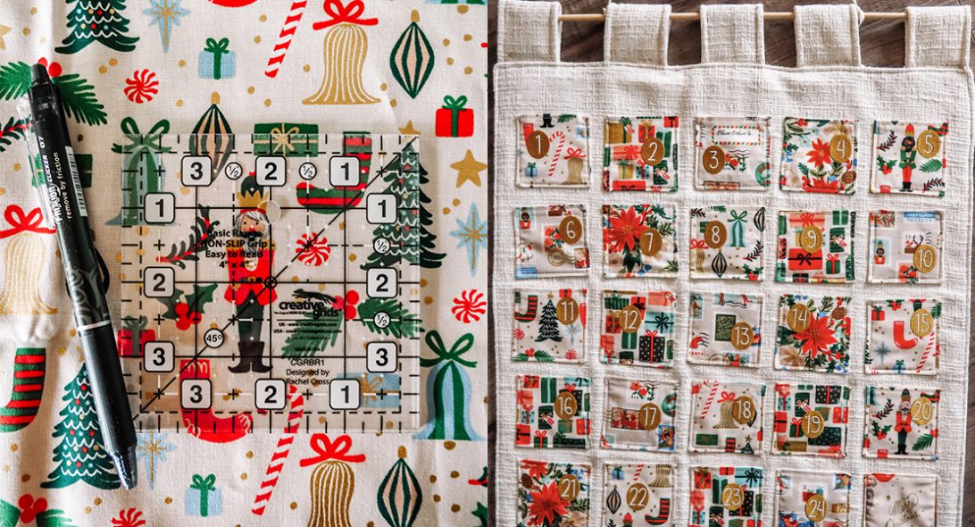Christmas Countdown Wall Hanging, Part Two - WeAllSew