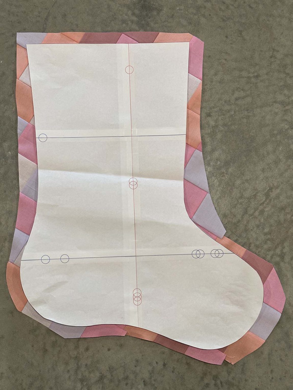 Creating a Christmas Stocking with Couching & Faux Fur Trim - WeAllSew