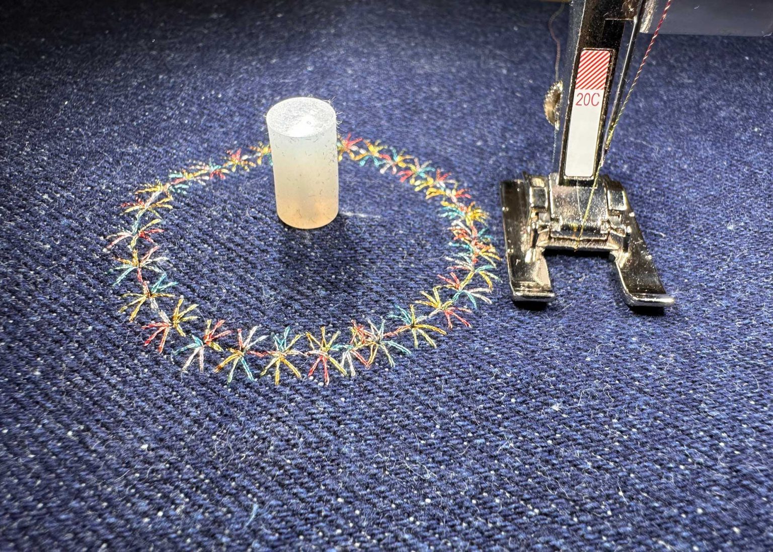 Sew a Clutch Bag Embellished with Metallic Stitches or Couched Yarns ...