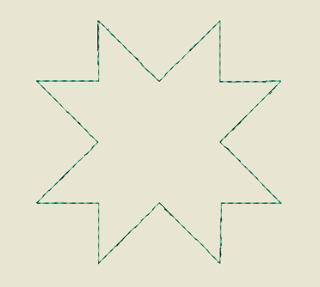 BERNINA WeAllSew Star Patch Star Step 2 Cut - WeAllSew