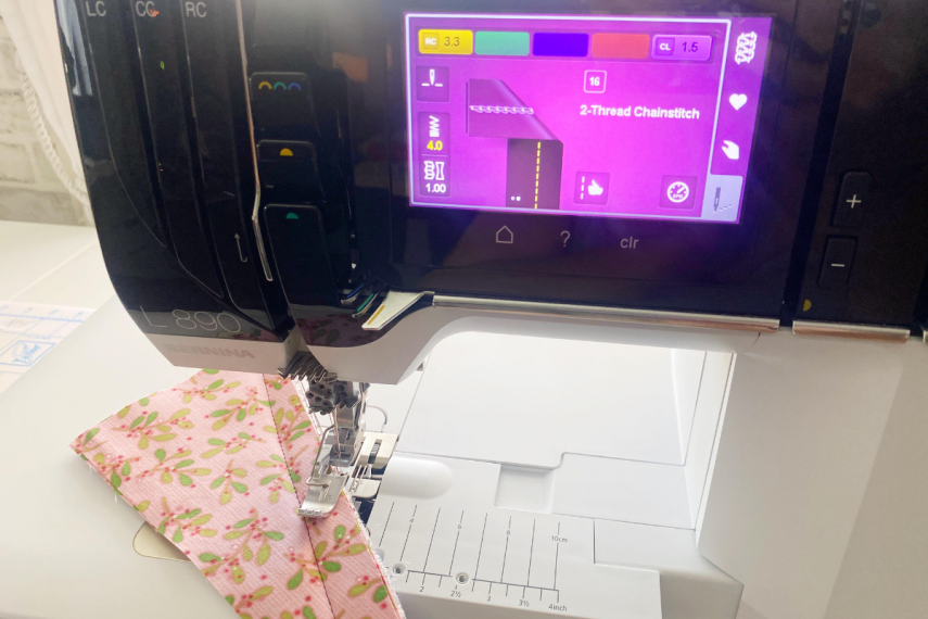 Serger Chenille Christmas Tree Trivet - WeAllSew