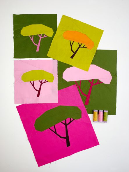 Quilt Safari, Part Eight: Acacia Trees - WeAllSew