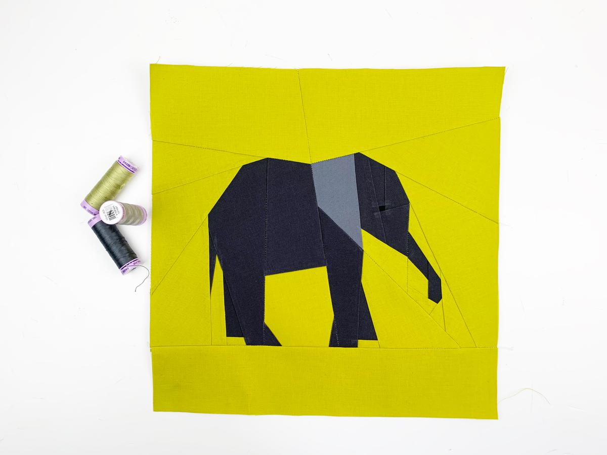 Quilt Safari, Part Six: Sewing the Baby Elephant - WeAllSew