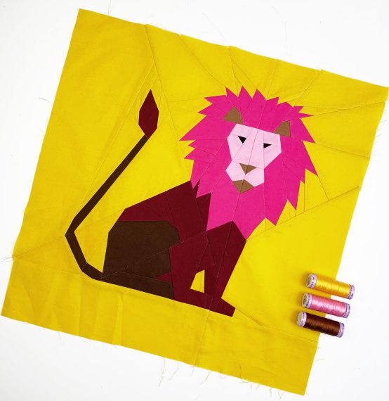 Quilt Safari, Part Nine: Sewing the Lion - WeAllSew