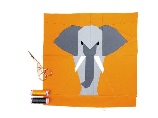 Standing_elephant_quilt_block_pattern IMG_8987 copy - WeAllSew