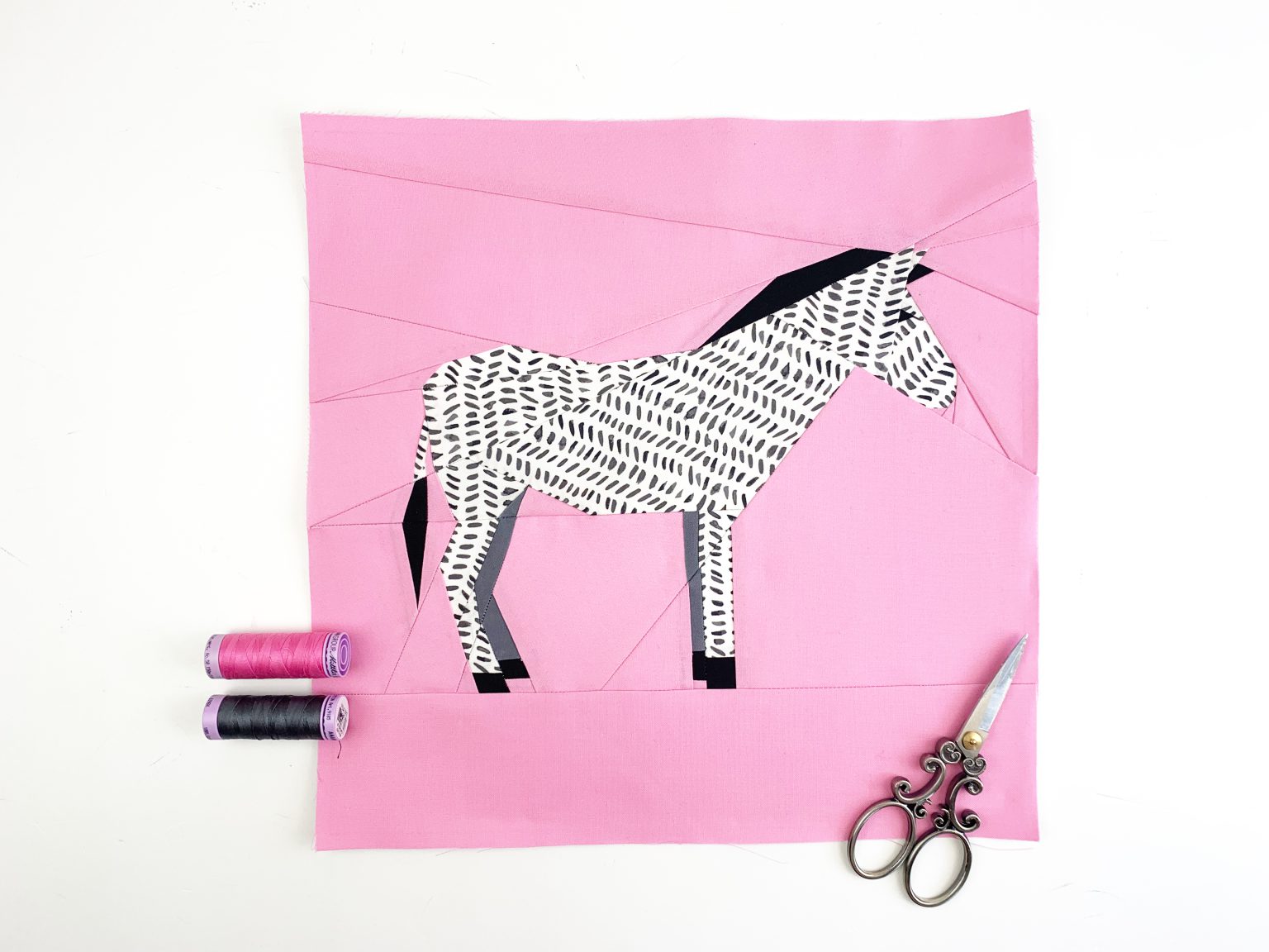 Quilt Safari, Part Three: Zoe the Zebra - WeAllSew