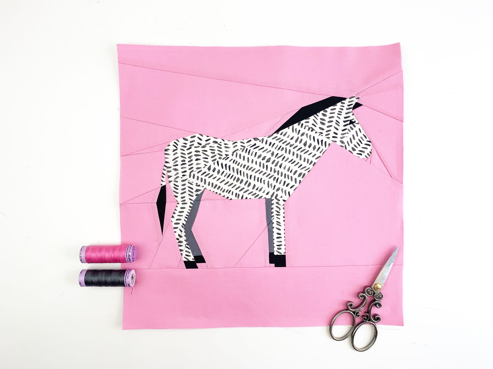 Quilt Safari, Part Three: Zoe the Zebra - WeAllSew
