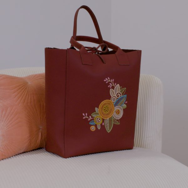 Embroidery on Leather - WeAllSew