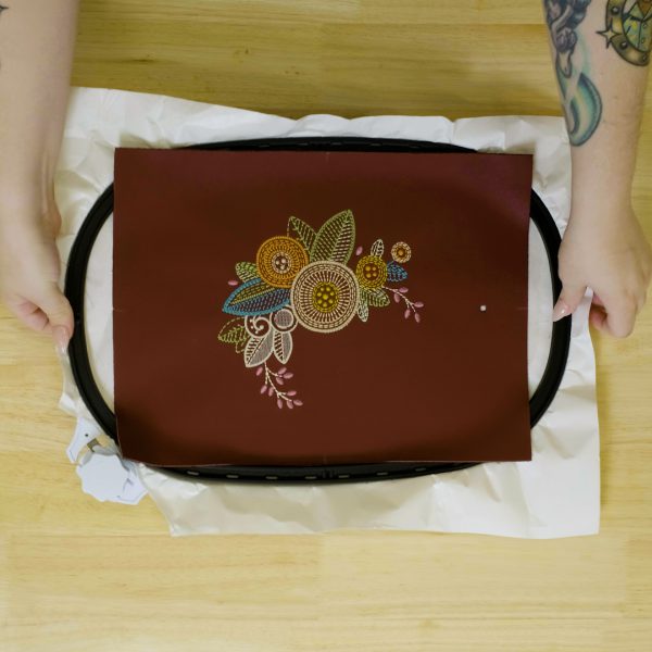 Embroidery on Leather - WeAllSew